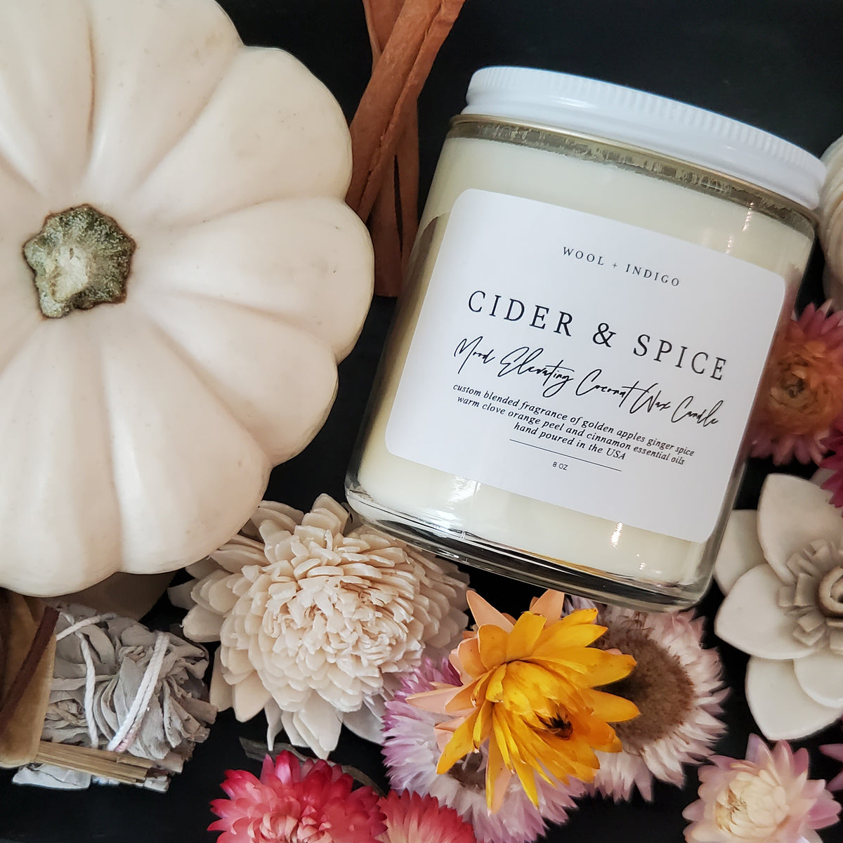 Cider and Spice Candle – Wool & Indigo